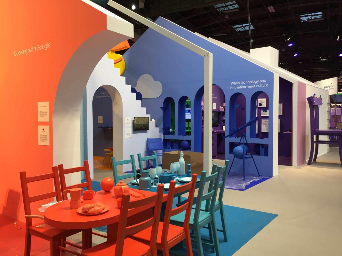 Stand Vivatech Google - Atelier Nils Rousset